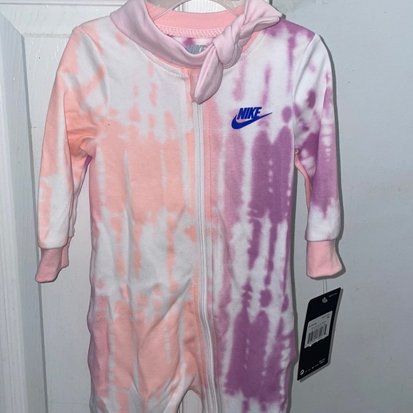 Nike | Pajamas | Nike Onesie With Feet Includes Headband | Poshmark